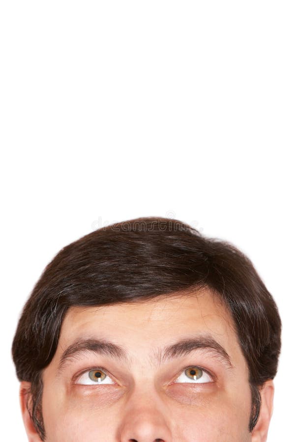 Look up stock image. Image of male, pensive, corporate - 16028645