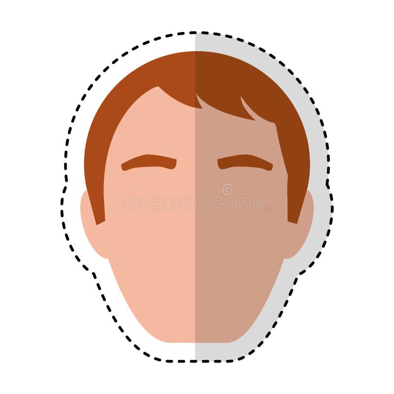 Head man avatar icon stock vector. Illustration of human - 90453848