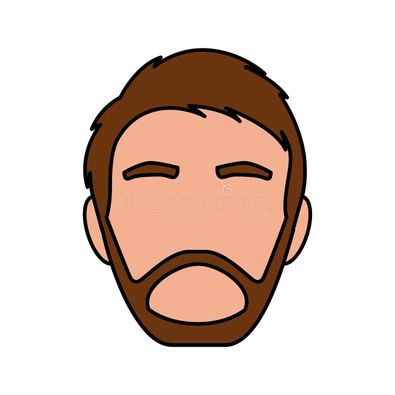 Head man avatar icon stock vector. Illustration of simple - 90454096