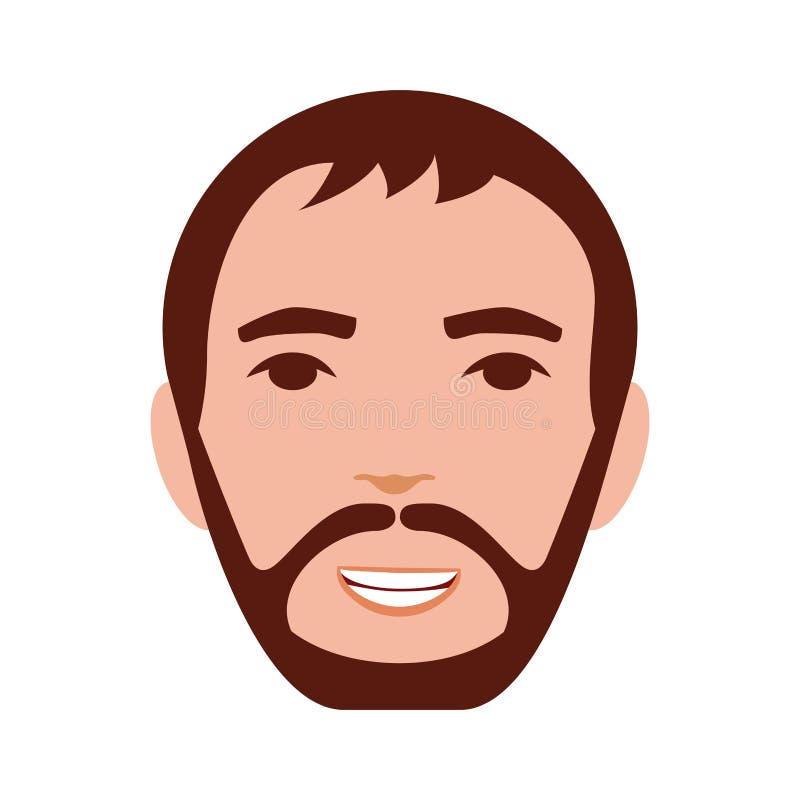 Head man avatar icon stock vector. Illustration of face - 90454776