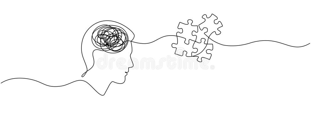 Head Man One Line Stock Illustrations 5 656 Head Man One Line Stock