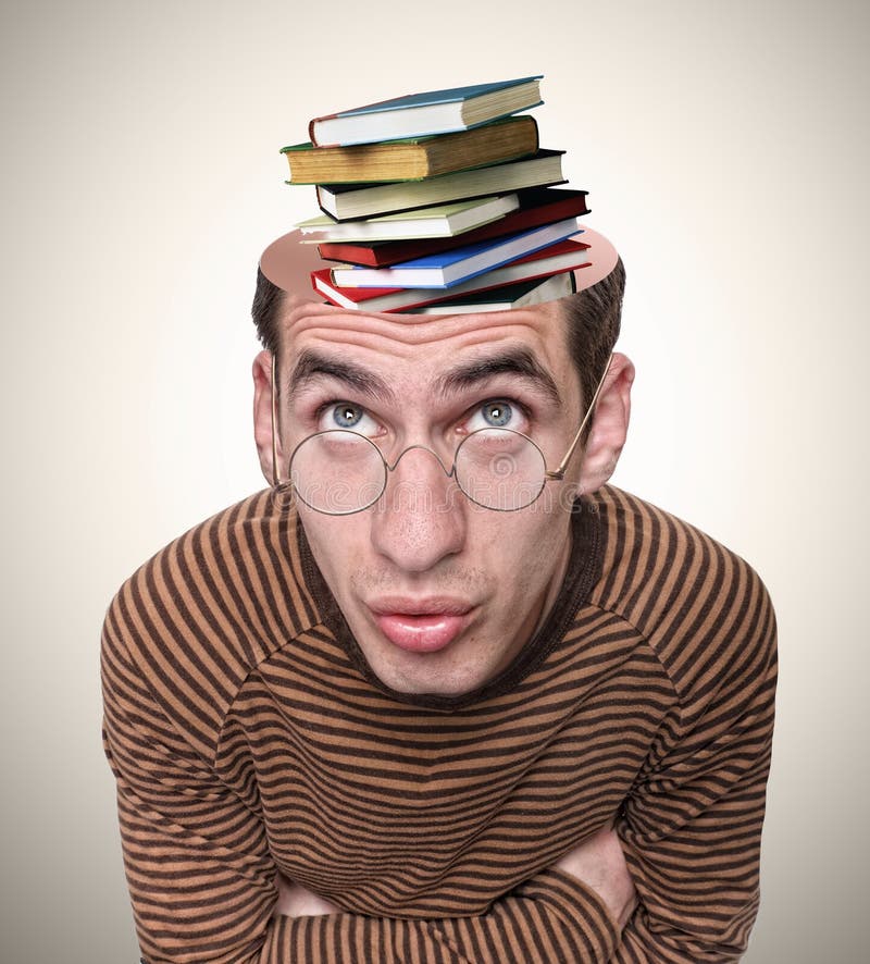 Head of a Man and His Mind. Stock Photo - Image of conceptual, recipe ...