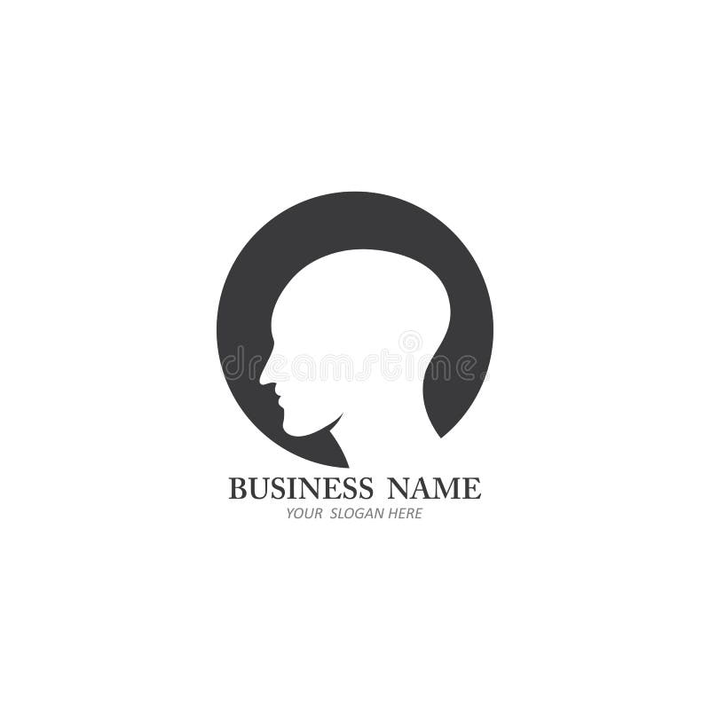 Head man silhouette. stock vector. Illustration of young - 164307034