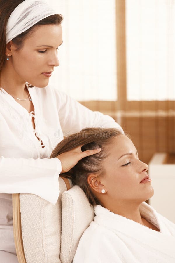 4,187 Female Getting Head Massage Stock Photos - Free & Royalty-Free ...