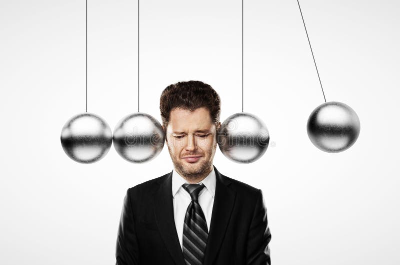 Head metal pendulum stock photo. Image of male, caucasian - 56792252