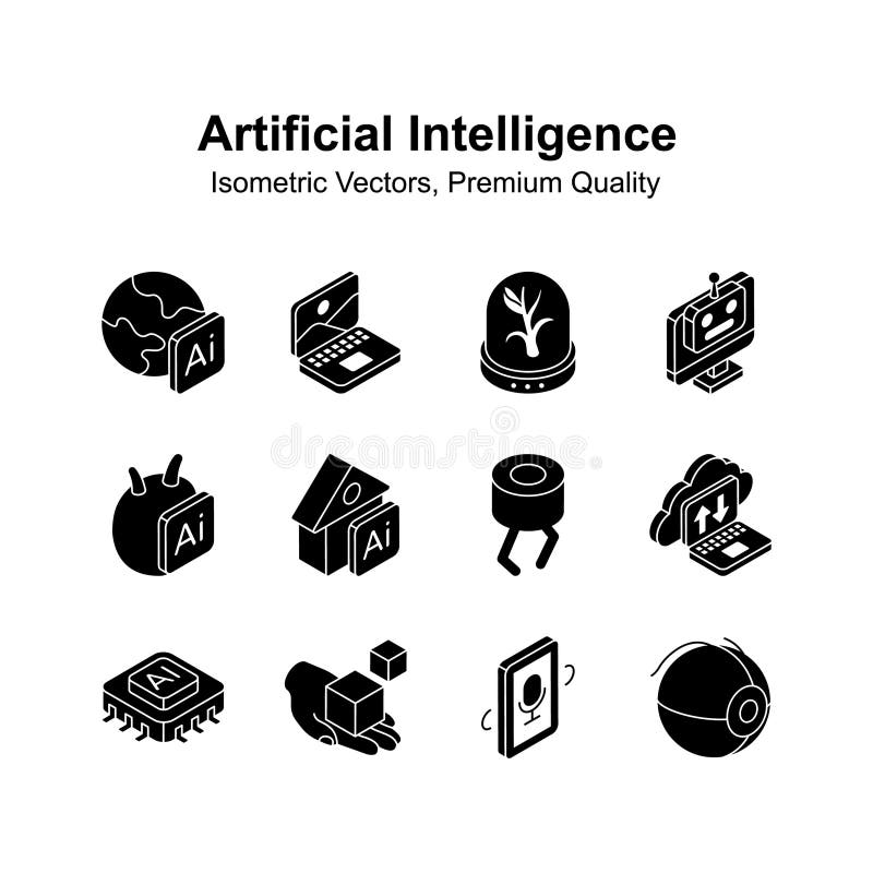 Head with Microprocessor Chip, Concept Icon of Brain Chip, Ai Brain ...