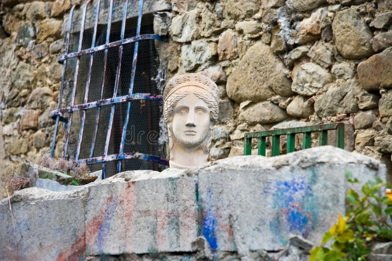 Minerva Head Image Inside the Circle Stock Photo - Image of characters ...