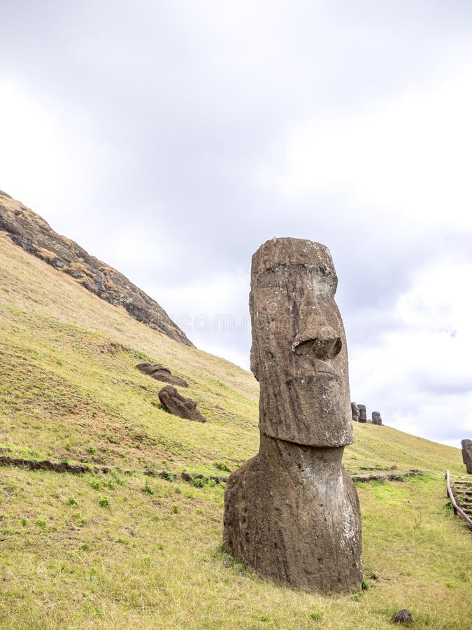 The Head of the Moai stock photo. Image of monolith, head - 85170724