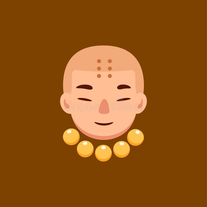 Buddhist Monk Head Stock Illustrations – 166 Buddhist Monk Head Stock ...
