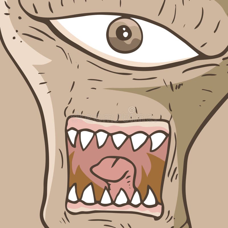 Deformed Face Scary Monster Stock Illustrations – 19 Deformed Face ...
