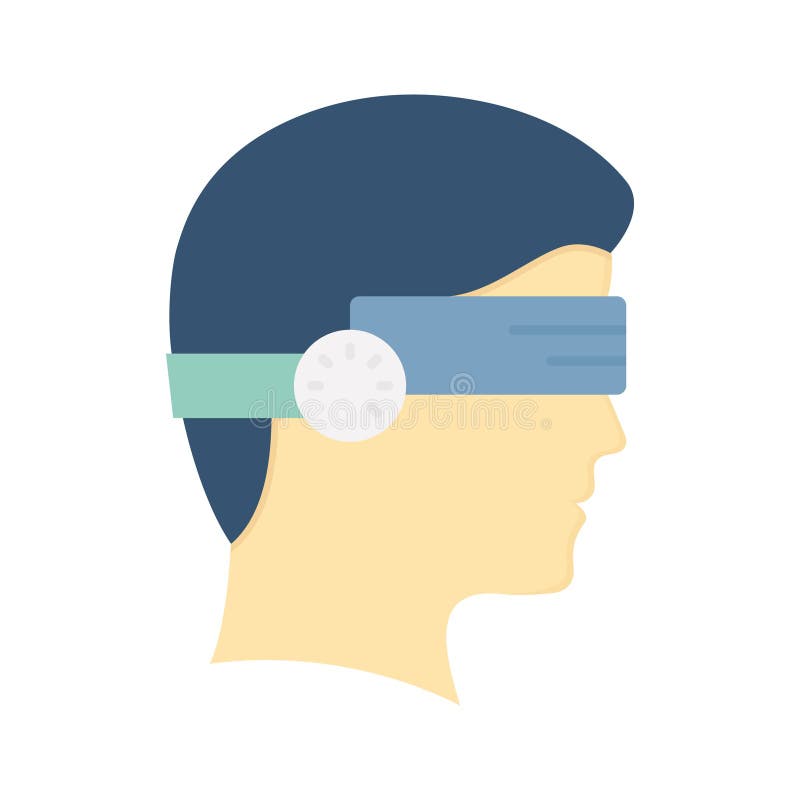 Head Mounted Display Isolated Vector Icon Which Can Easily Modify or ...