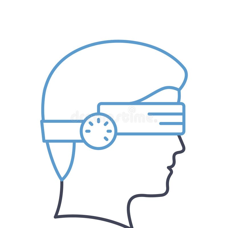 Head Mounted Display Isolated Vector Icon Which Can Easily Modify or ...