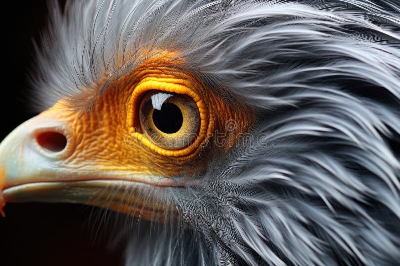 Head and Neck Portrait of an Ostrich Bird, the Largest Living Bird ...