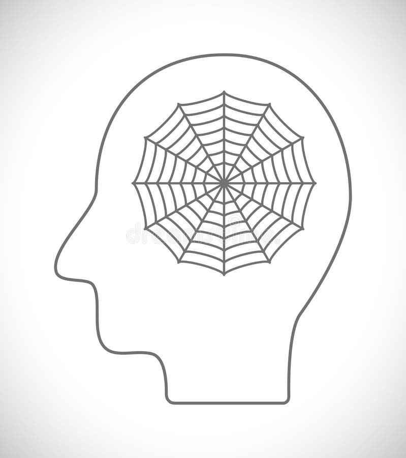 Human head with bomb stock vector. Illustration of brain - 224736661