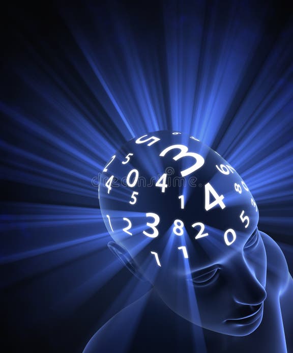 Head Numbers stock illustration. Illustration of imagination - 13412066