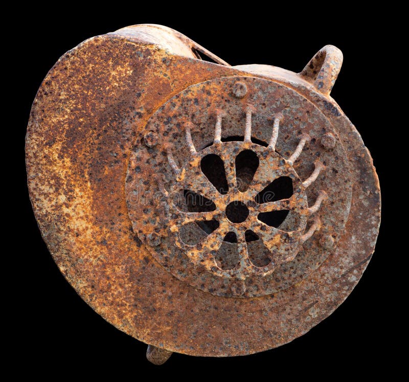 The Head of the Old Pump Pipe Rust. Stock Photo - Image of dirty, iron ...