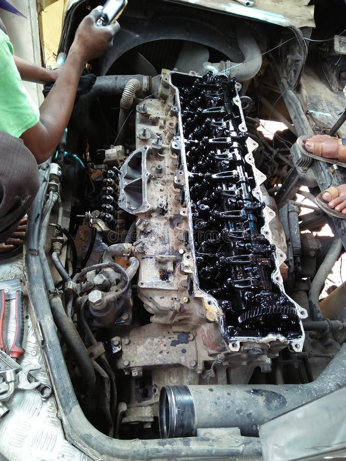 Head open engine stock photo. Image of starting, park - 137584674