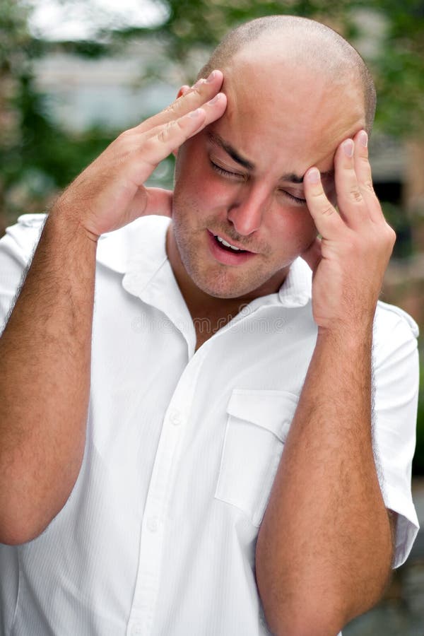 Head Pain stock image. Image of angry, closeup, frustrated - 12579653
