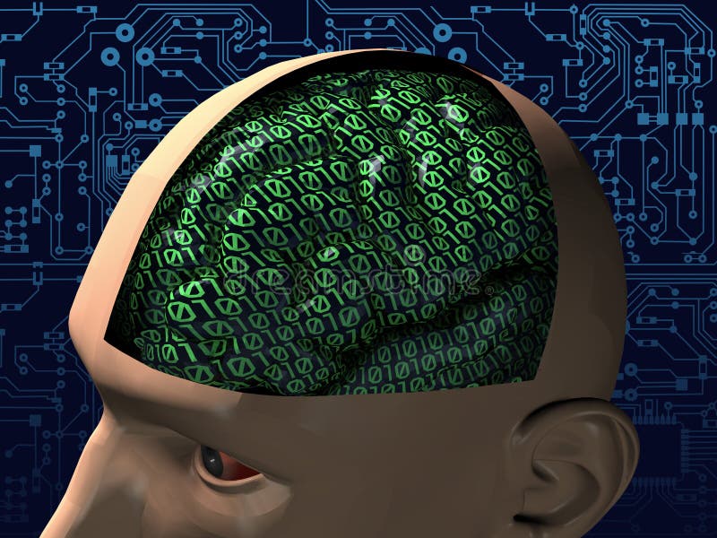 Digitized Human Brain Stock Illustrations – 121 Digitized Human Brain ...