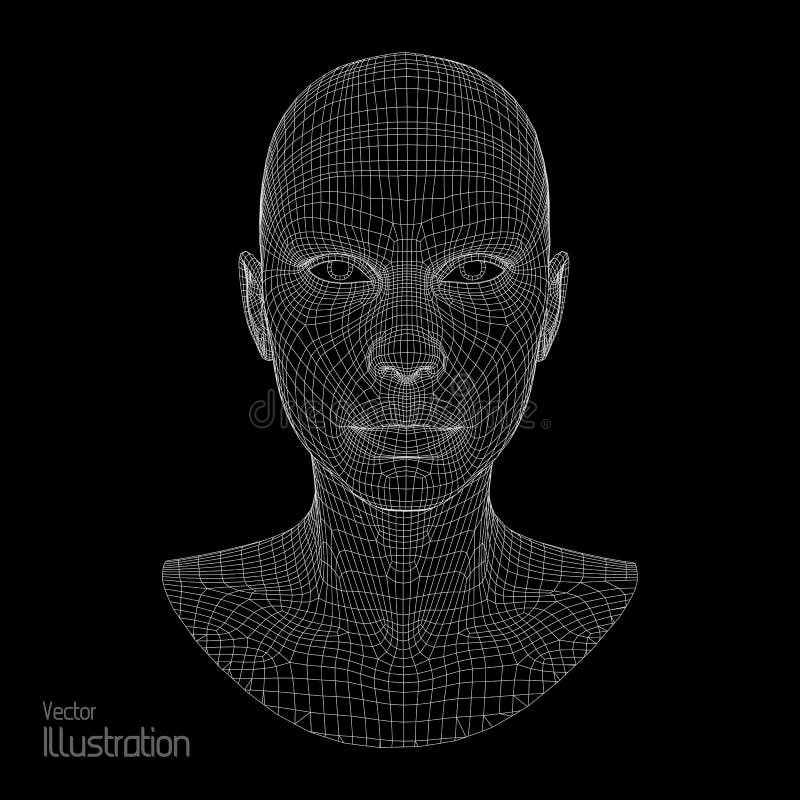 Wireframe colorful heart. stock vector. Illustration of graphic - 45941586