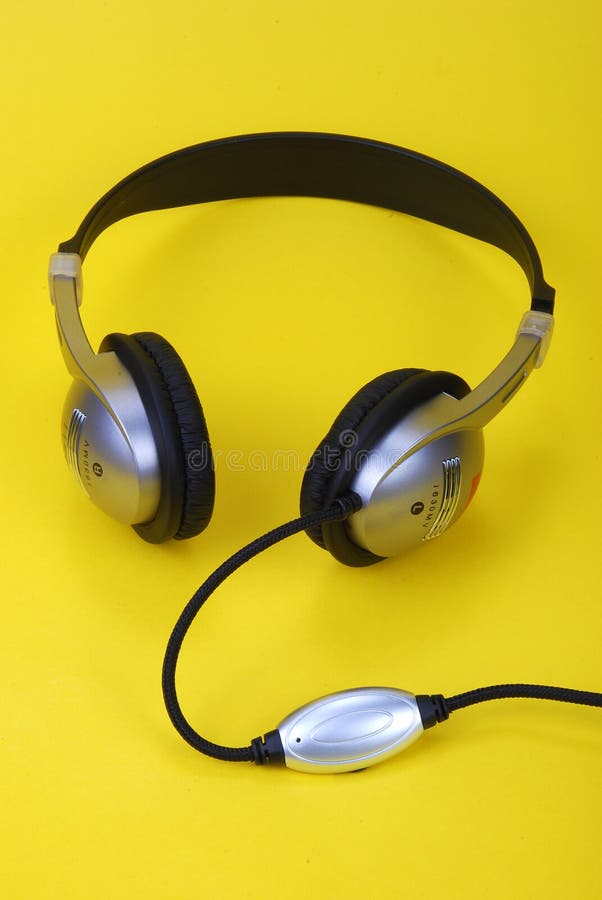 Head phone stock image. Image of head, noise, musician - 4198559