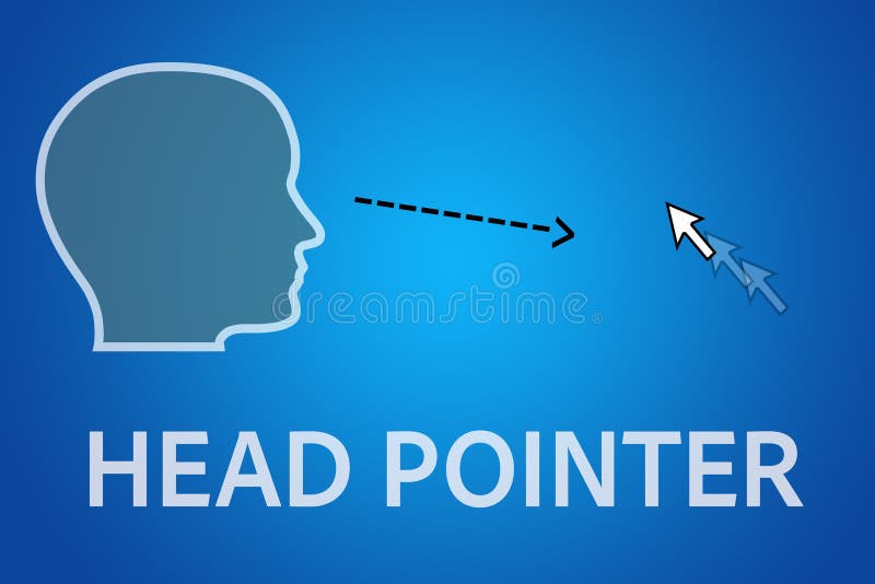 Head Pointer Accessibility Feature Concept Stock Illustration ...