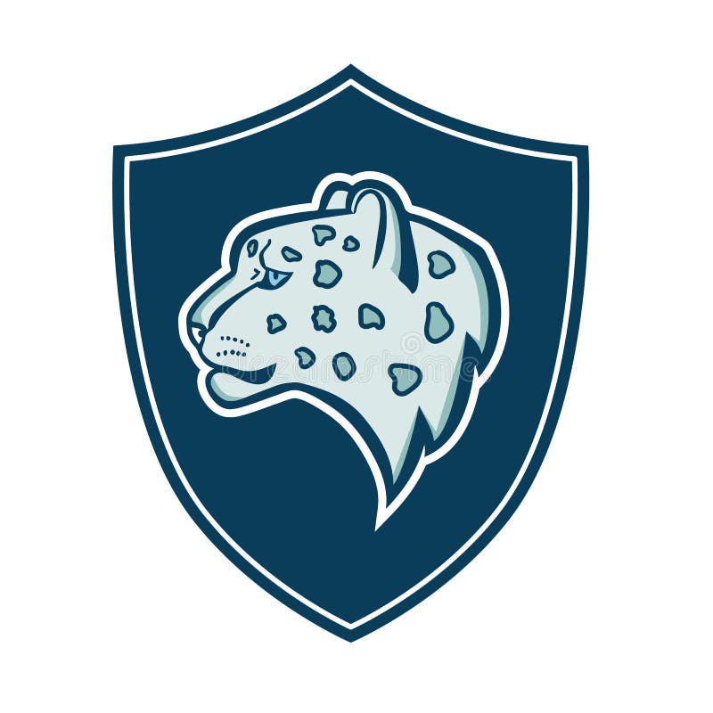 Snow Leopard Logo Mascot. Snow Leopard Head Isolated Vector ...