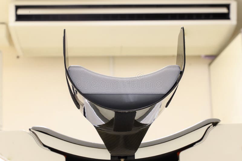 A Head Rest of a Computer Tomography & X28;CT& X29; Stock Image - Image ...