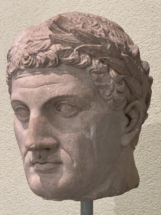 Head of roman man stock photo. Image of classic, museum - 267688074