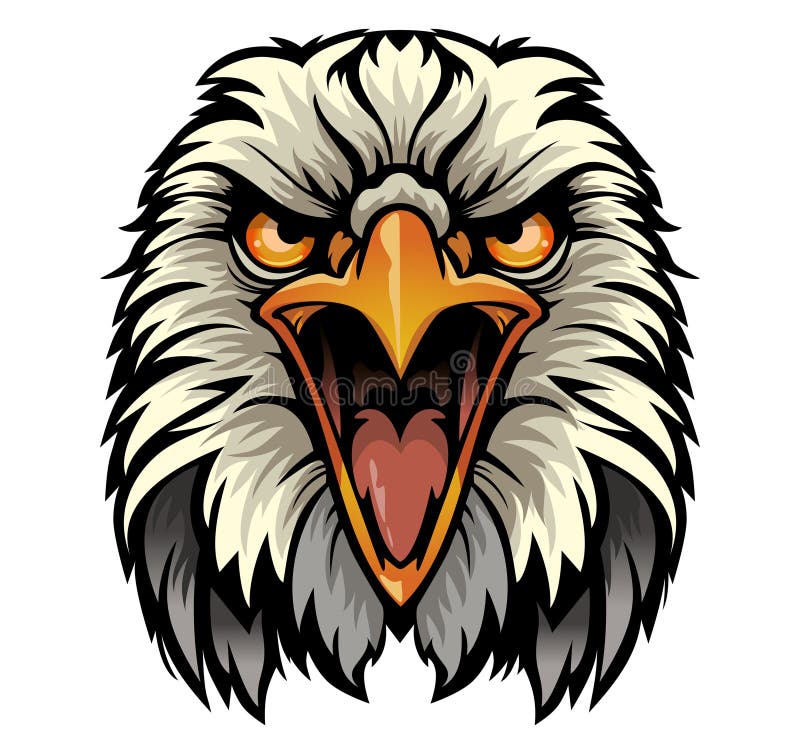 Screaming eagle logo stock vector. Illustration of predator - 363245488