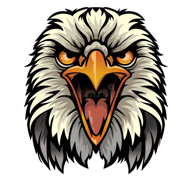 Screaming eagle logo stock vector. Illustration of predator - 363245488