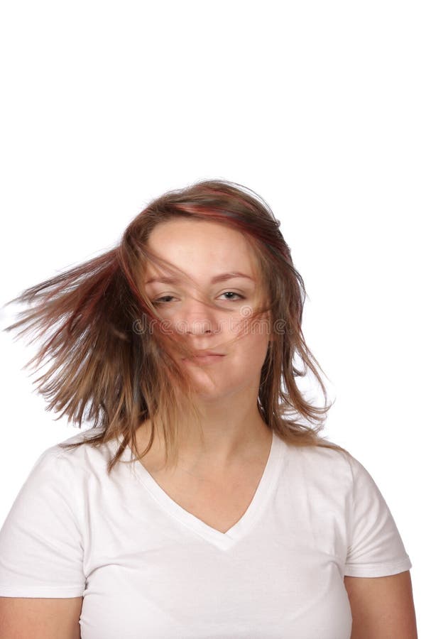 Head shake stock image. Image of pretty, women, posing - 3790575