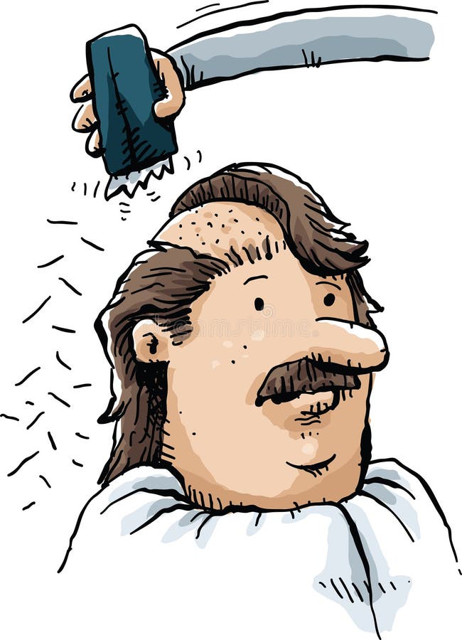 Head Shaving stock illustration. Illustration of waiting - 41885531