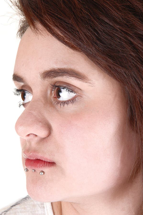 Head shoot. stock image. Image of close, studio, piercing - 23845369