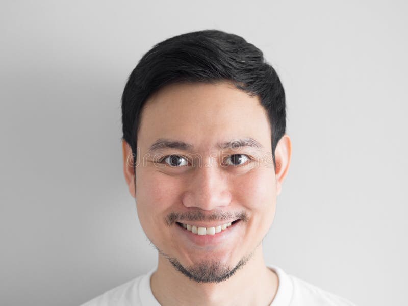 Head Shot of Happy Face Man. Stock Photo - Image of happy, confident ...