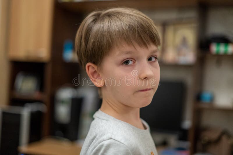 Head Shot of Healthy Kid, Portrait Happy Child Looking at Camera Stock ... Head Shot of Healthy Kid, Portrait Happy Child Looking at Camera Stock ...