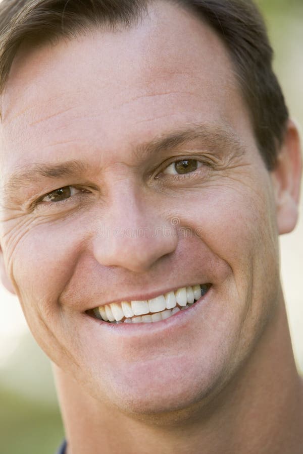 Head shot of man smiling stock image. Image of vertical - 5945279