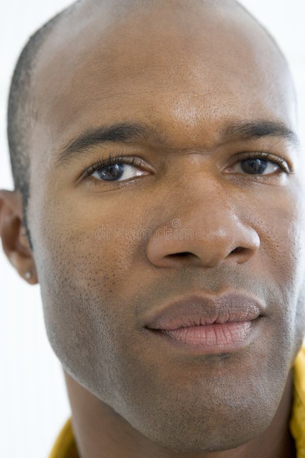 Head shot of man thinking stock image. Image of mood, head - 5945117