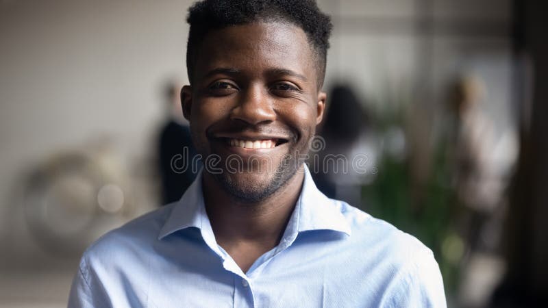 Head Shot Portrait Smiling African American Businessman in Office Stock ... Head Shot Portrait Smiling African American Businessman in Office Stock ...