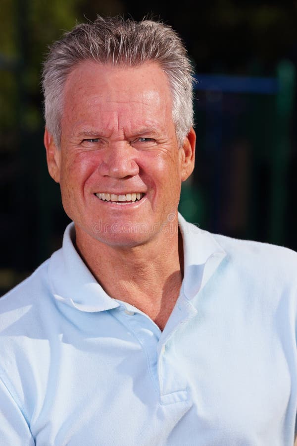 Head Shot of a Senior Smiling Stock Image - Image of adult, smile: 53017767