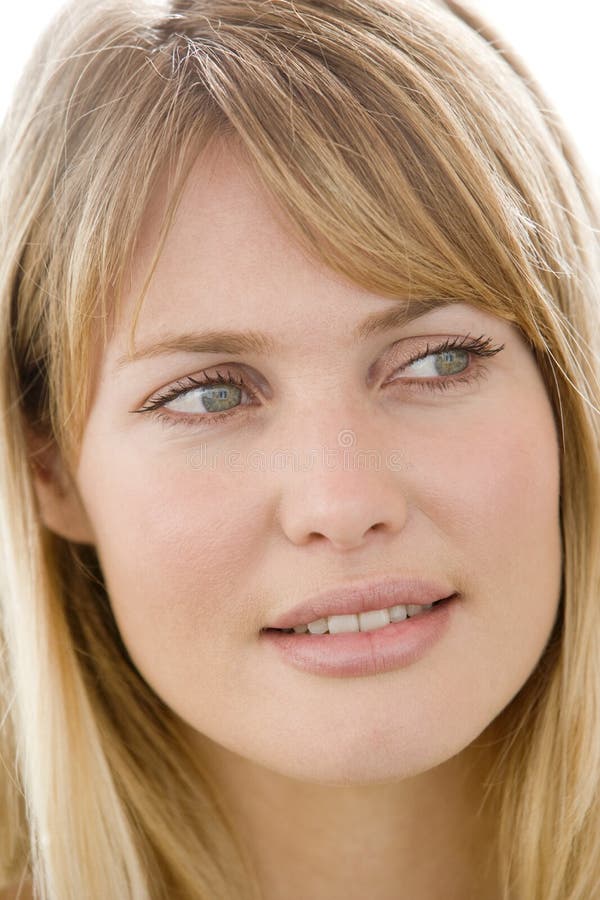 Head shot of woman smiling stock photo. Image of caucasian - 5944584