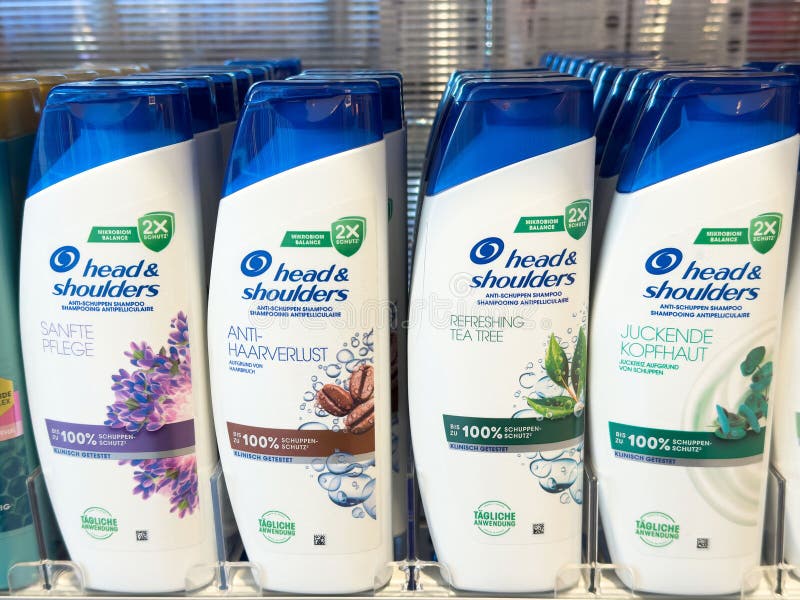 Head Shoulders Shampoo Bottles Displayed Store Shelf Stock Photos ...