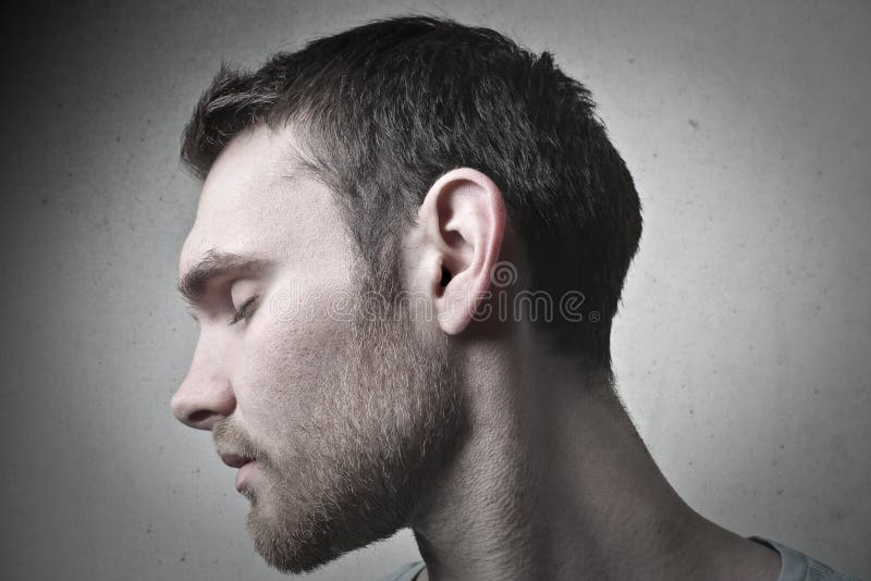 Head side stock photo. Image of face, detail, color, listen - 52290924
