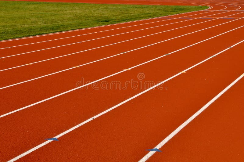 Head Start Running Track stock photo. Image of racetrack - 14273416