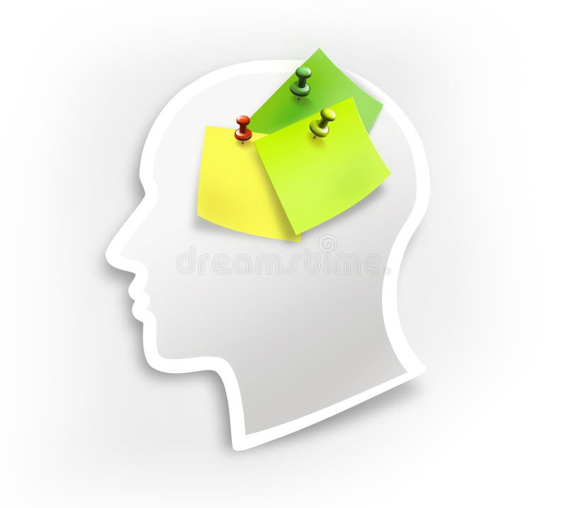Head sticker stock illustration. Illustration of clip - 25885294