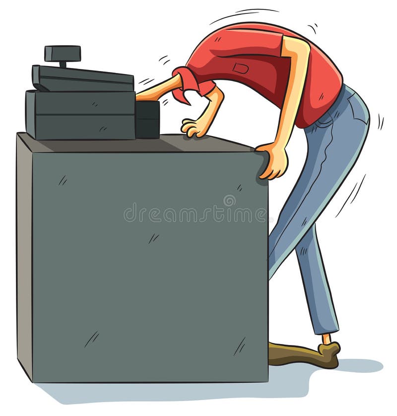 Head Stuck stock vector. Illustration of stuck, character - 39853972