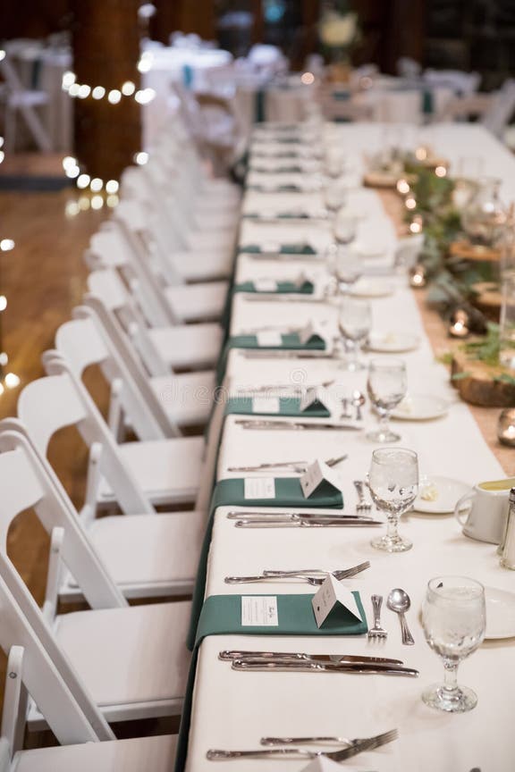 Head Wedding Table at Reception Stock Photo - Image of weddings, tables ...