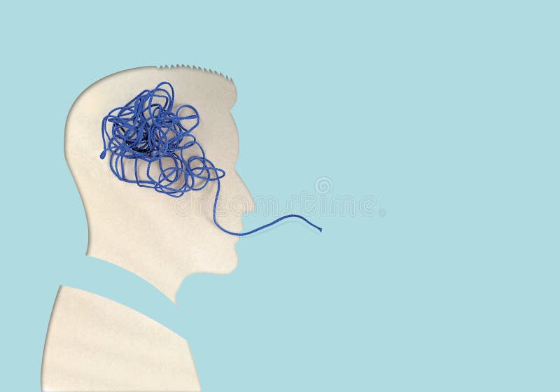 Talk Confusion Language Symbol Graphic Talking Stock Illustration ...