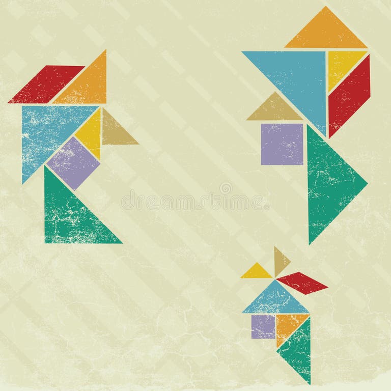 Tangram Color Stock Illustrations – 422 Tangram Color Stock ...