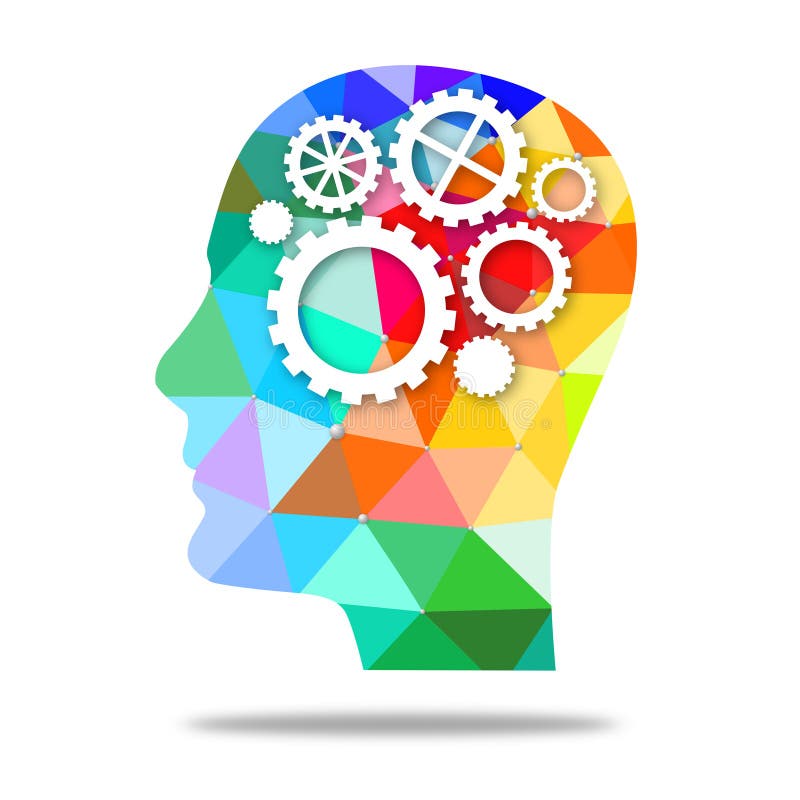 Head/ thinking concept stock illustration. Illustration of concept ...